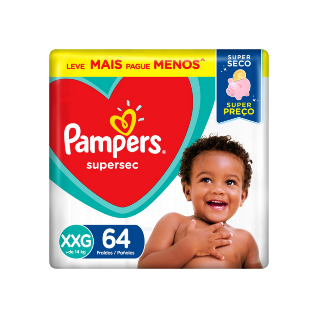 Pampers Supersec Econômica Leve Mais Pague Menos - JN Fraldas