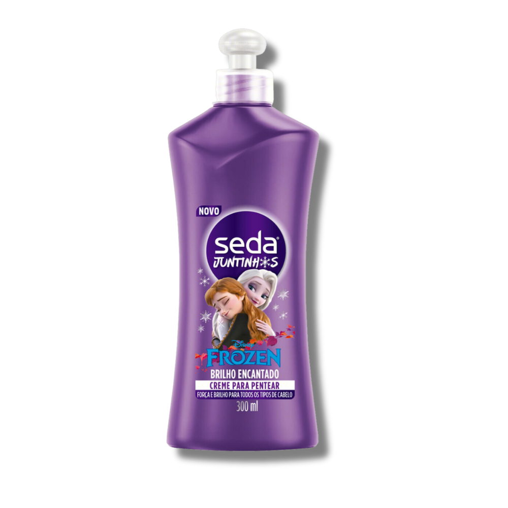 Creme Para Pentear Seda Frozen Brilho Encantado 300ml - JN Fraldas