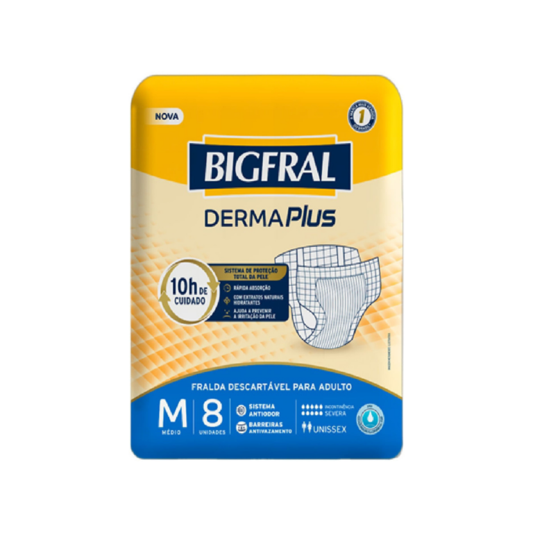 Fralda Adulto Bigfral Derma Plus - JN Fraldas