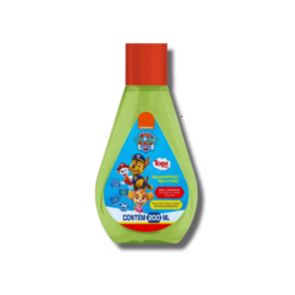 Shampoo Neutro Patrulha Canina Topz Baby 200ml - JN Fraldas