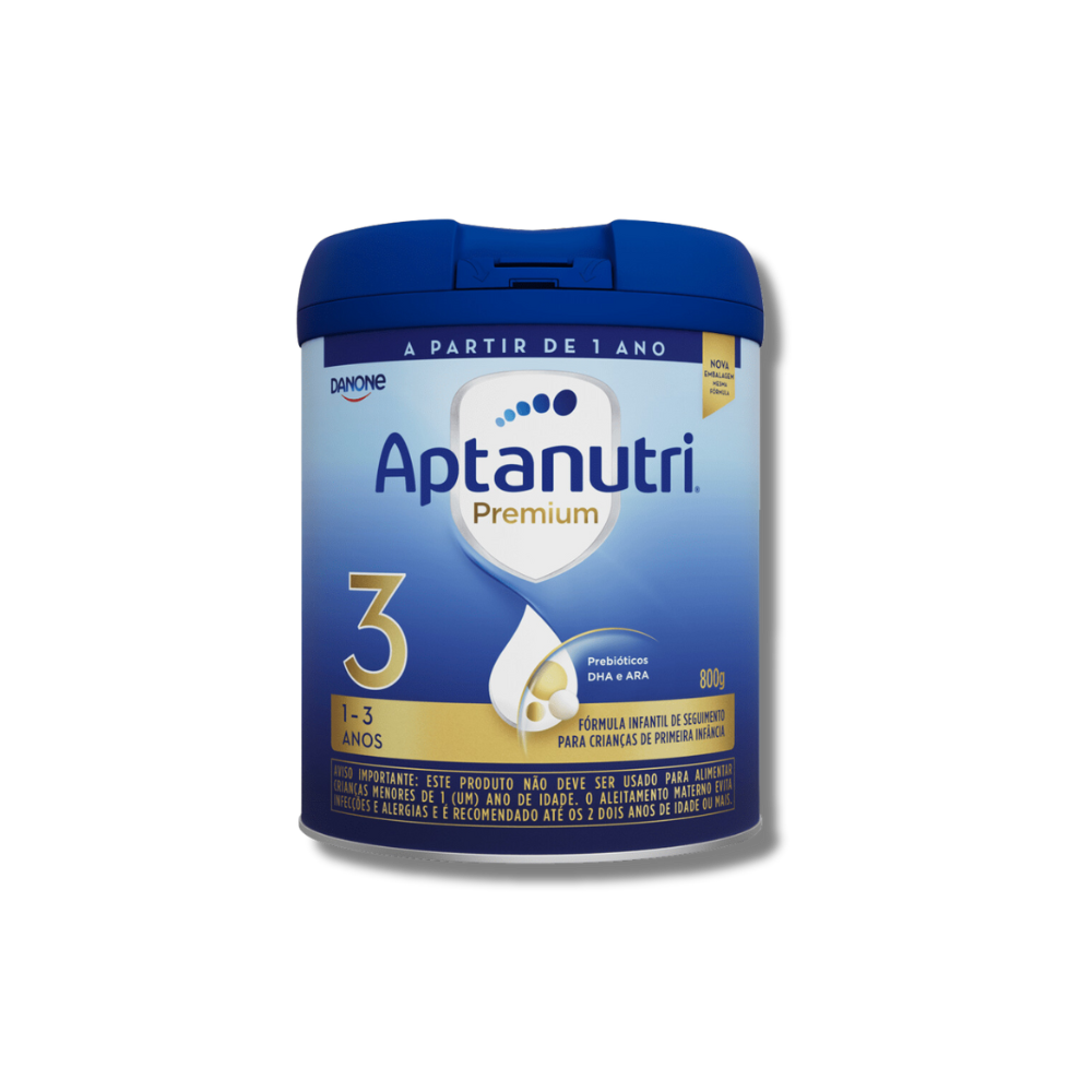 Fórmula Infantil Danone Aptanutri Premium 3 – Lata de 800gr – JN Fraldas