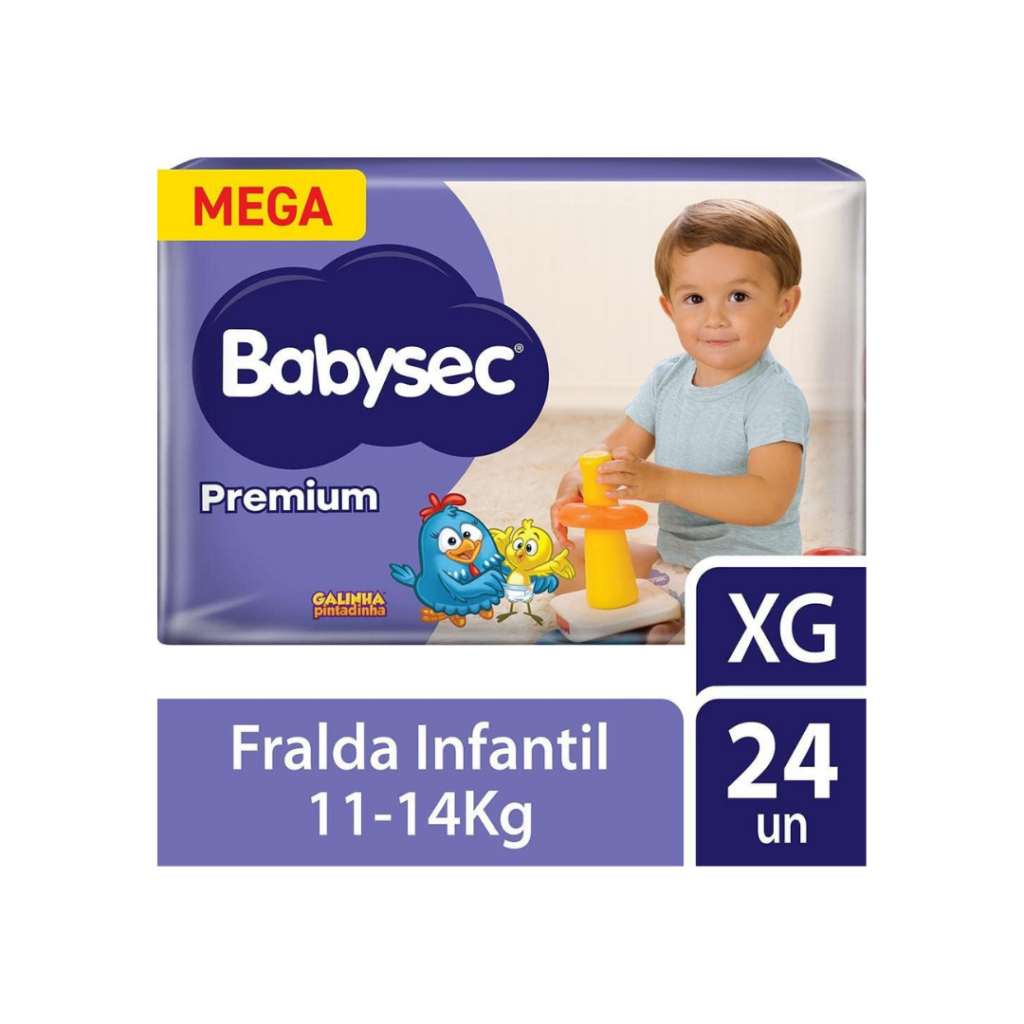 Fralda BabySec Premium Mega Galinha Pintadinha – JN Fraldas