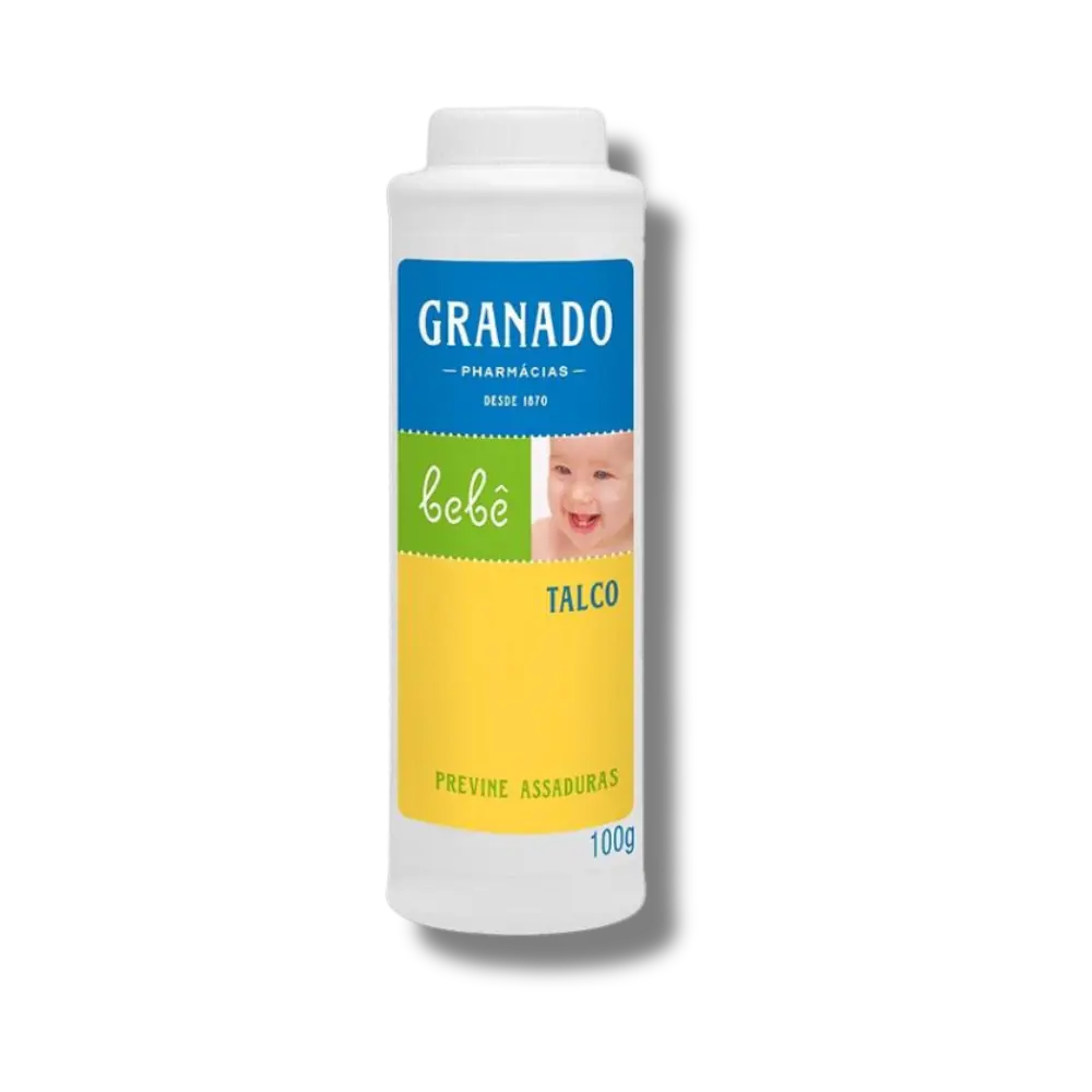 Talco Granado Bebê Tradicional 100gr - JN Fraldas