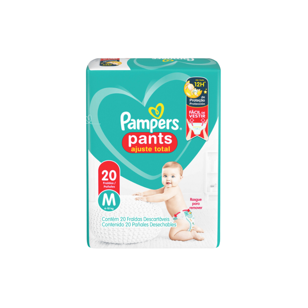 Fralda Pampers Pants Ajuste Total - JN Fraldas