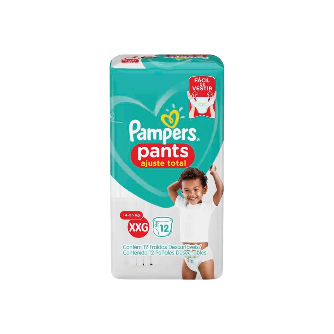 Fralda Pampers Pants Ajuste Total - JN Fraldas