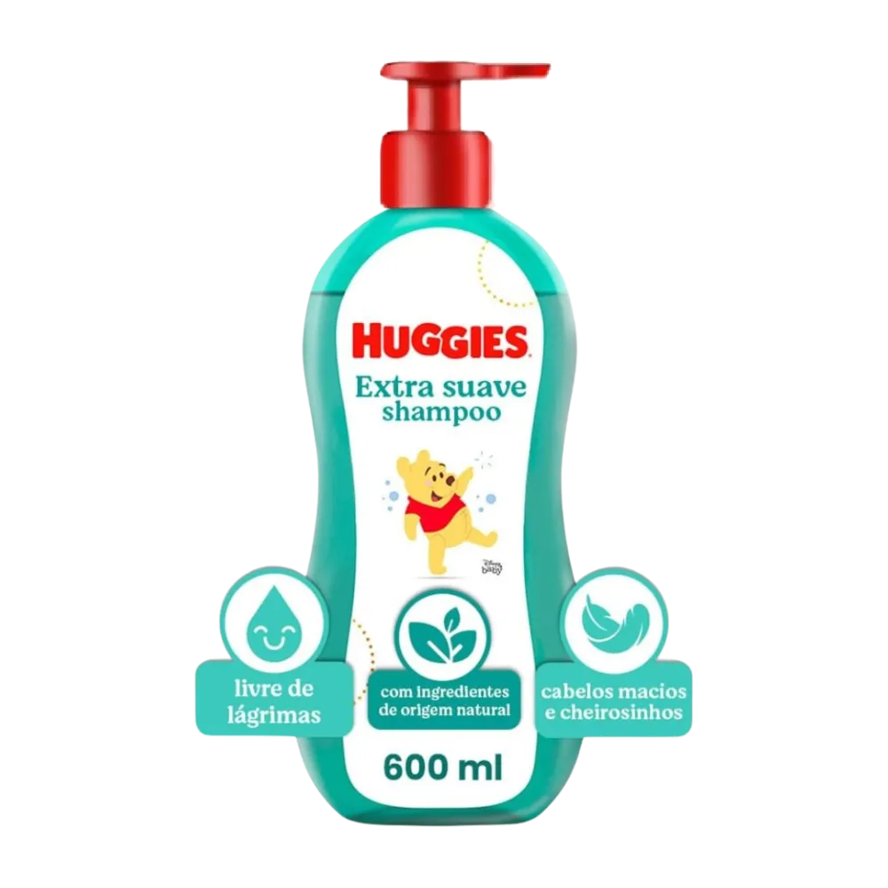 Shampoo Huggies Disney Extra Suave 600ml - JN Fraldas