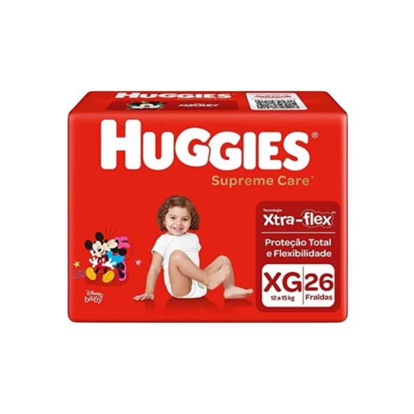 Fralda Huggies Supreme Care Mega Disney - JN Fraldas