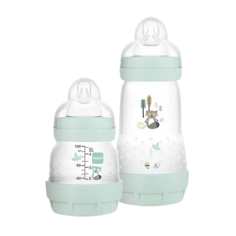 Kit Mamadeira Mam Easy Start Anticólica Starter Set Verde 260ml+130ml ...